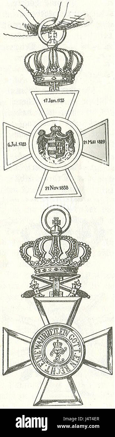 This refers to two commander's crosses from Oldenburg, likely part of ...