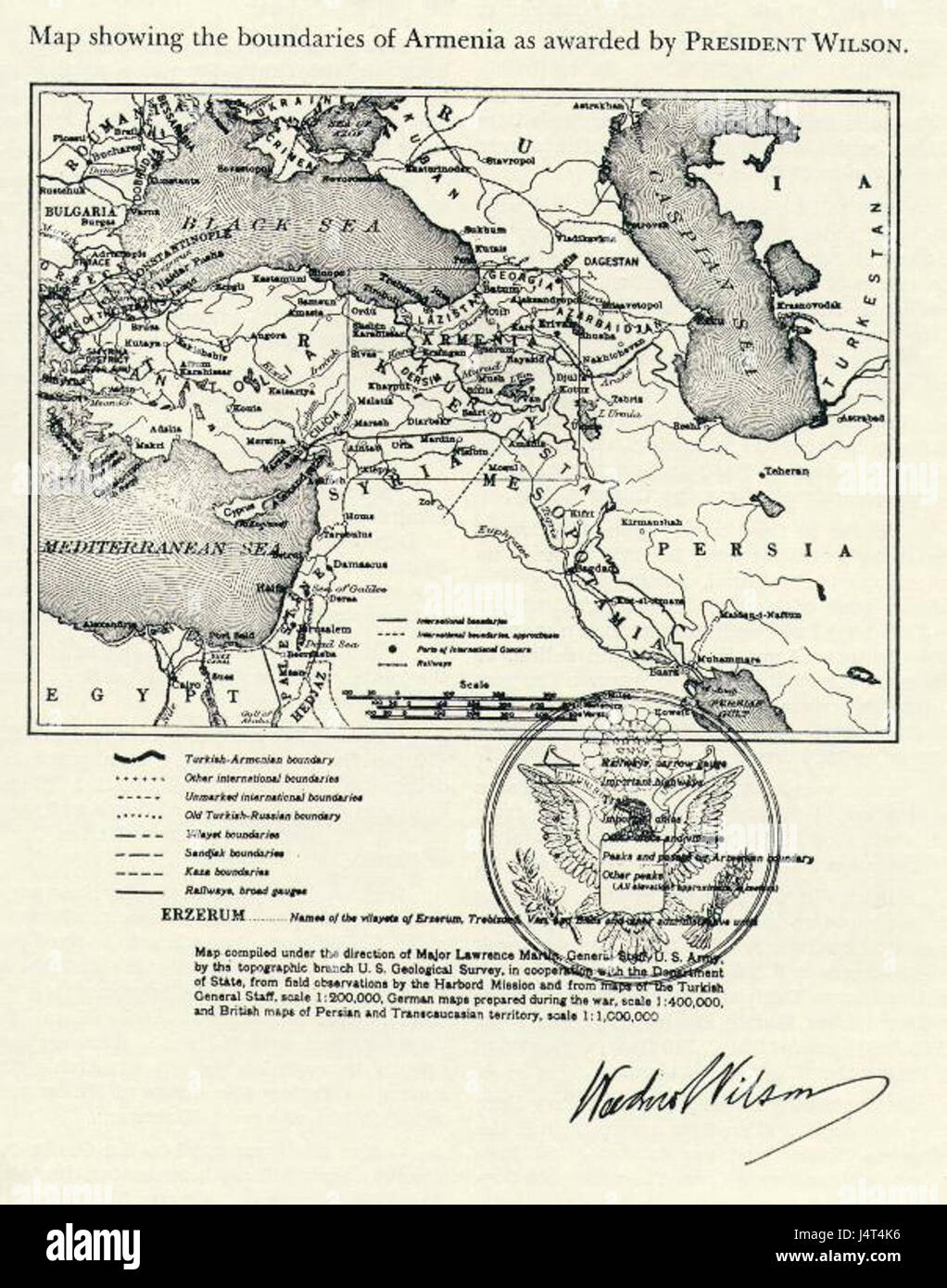 Map of wilson hi-res stock photography and images - Alamy