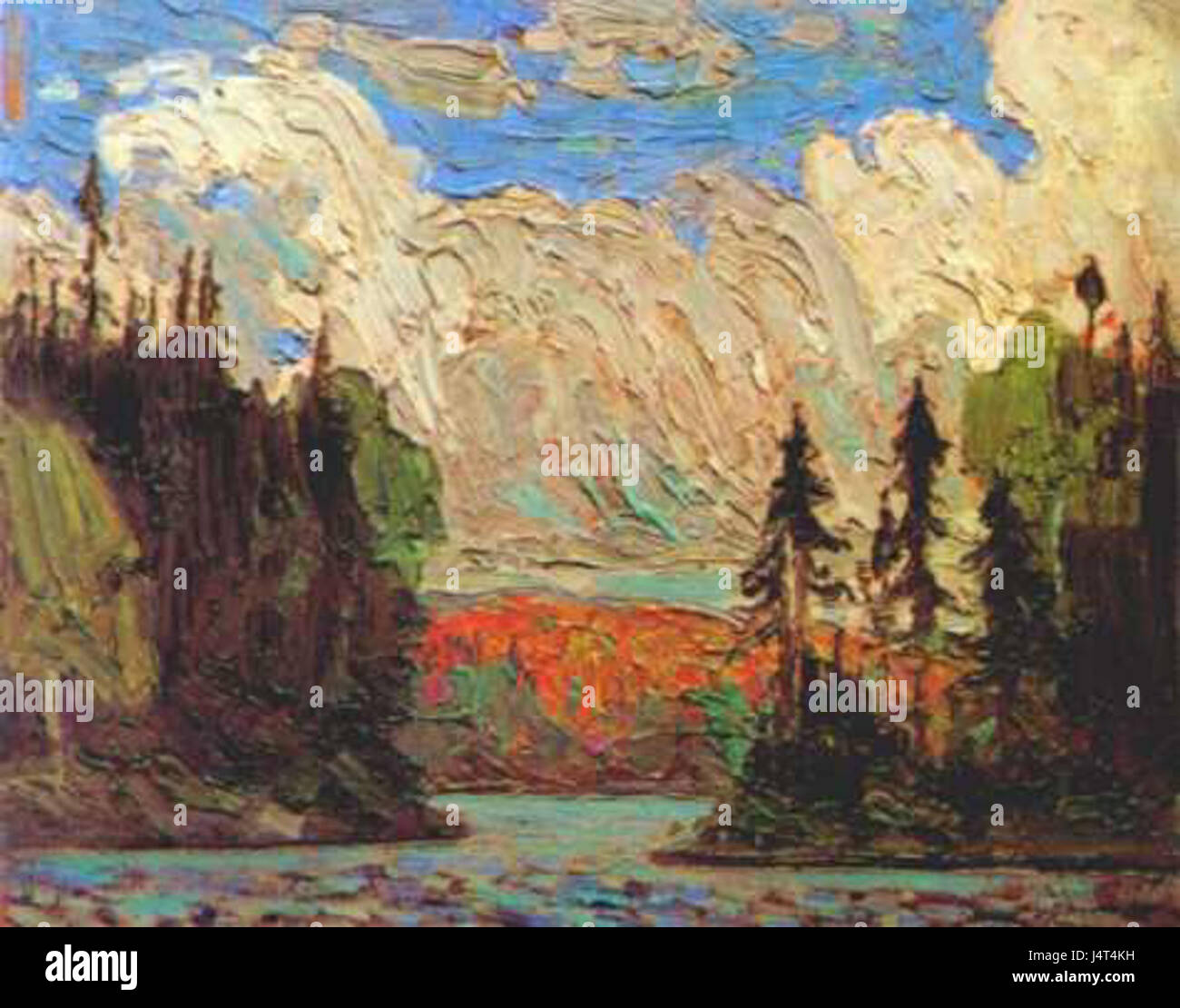 Tom Thompson was a Canadian painter known for his landscapes. This work ...