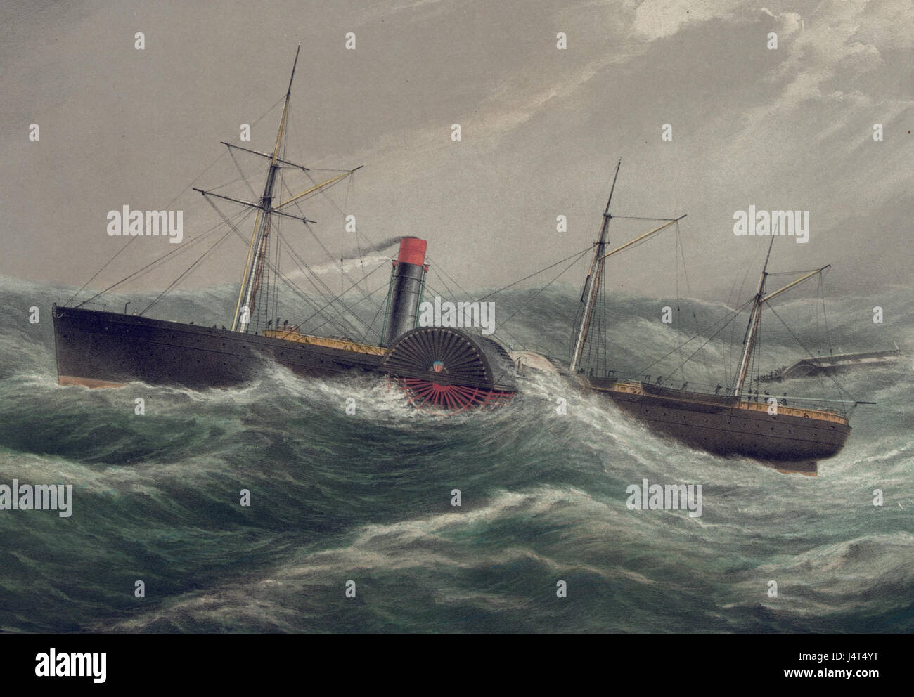 The USM steamship *Pacific* was a vessel that operated in the mid-19th ...