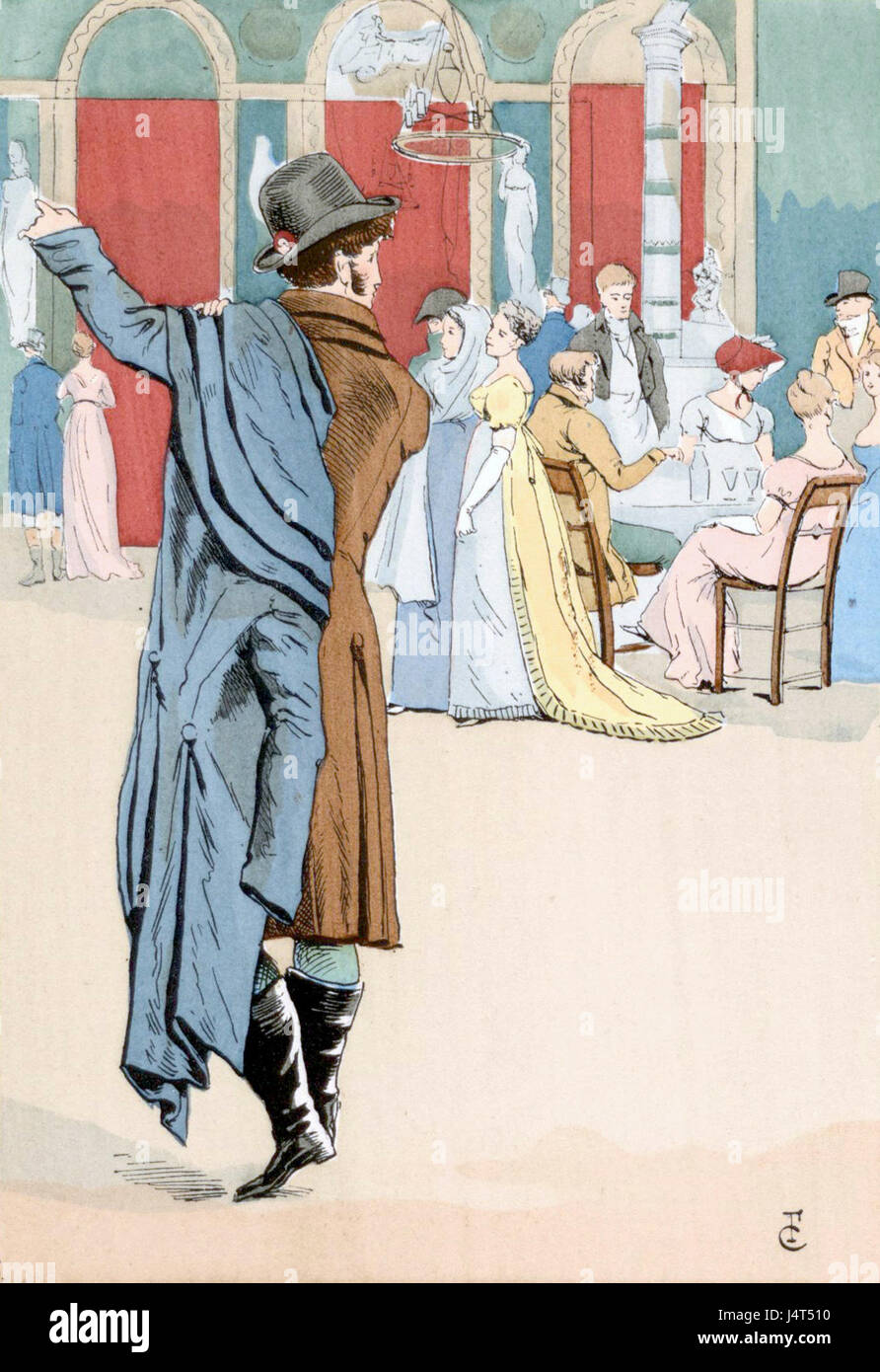 Map of paris 1800 hi-res stock photography and images - Alamy