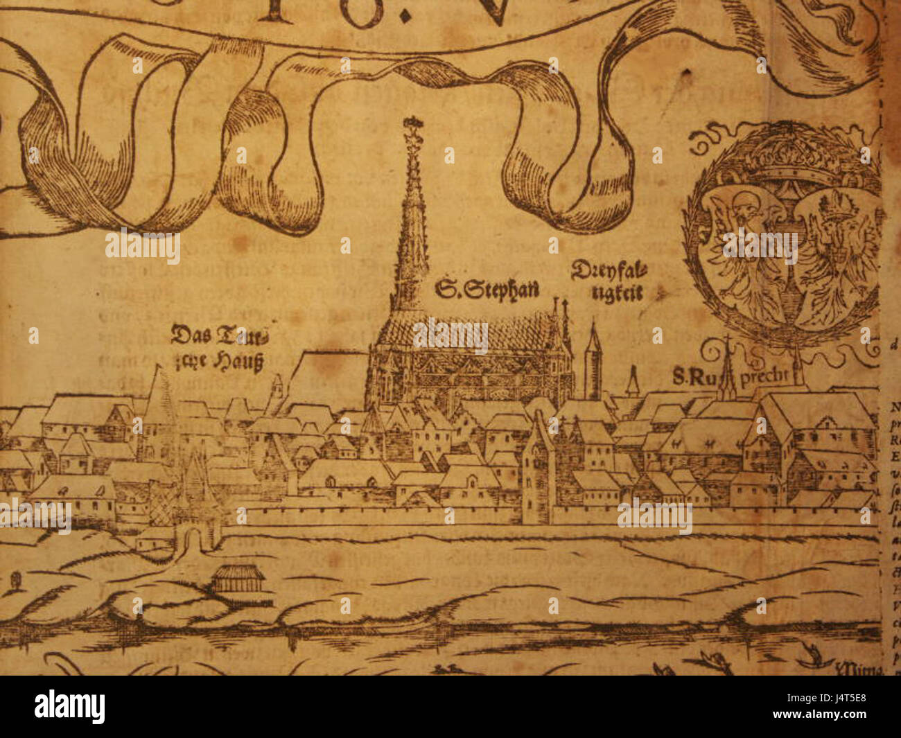 Old map of vienna hi-res stock photography and images - Alamy