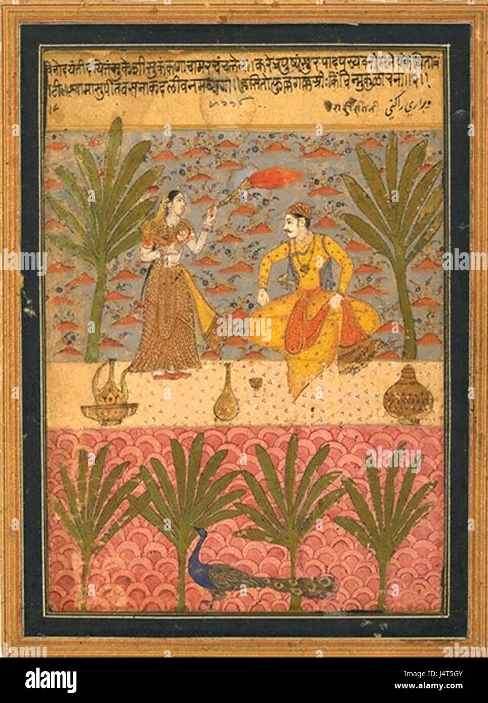 Ragamala painting hi-res stock photography and images - Alamy