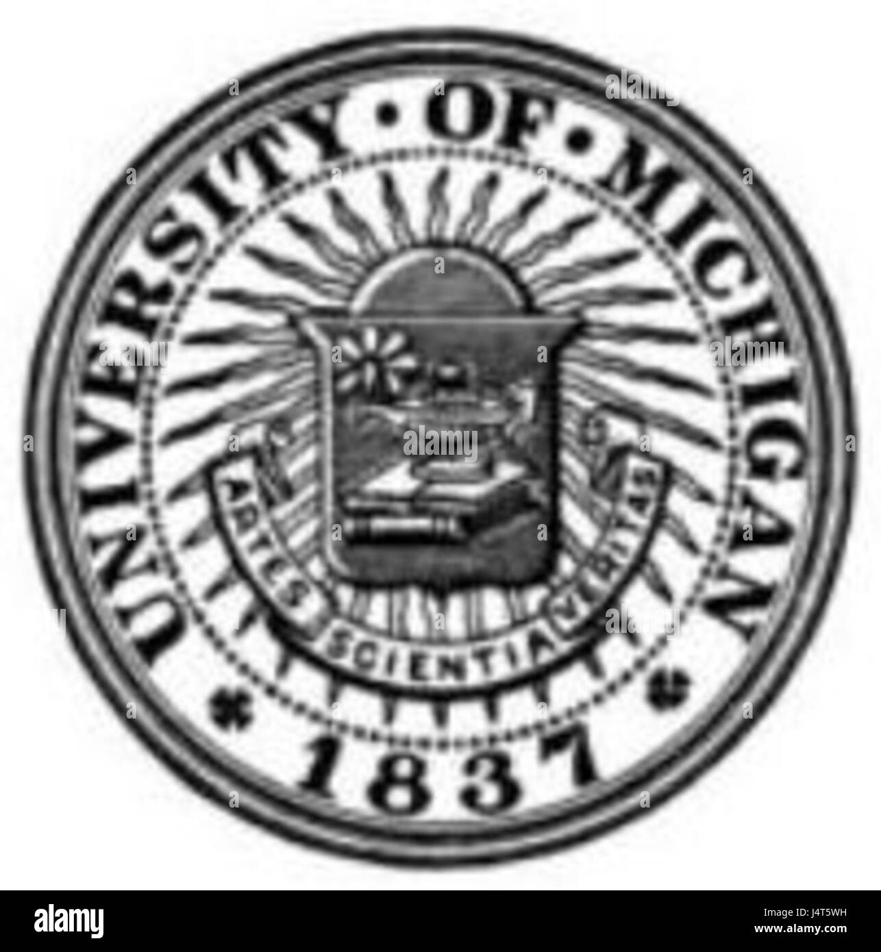 The University of Michigan Seal from 1837 is a historical emblem ...