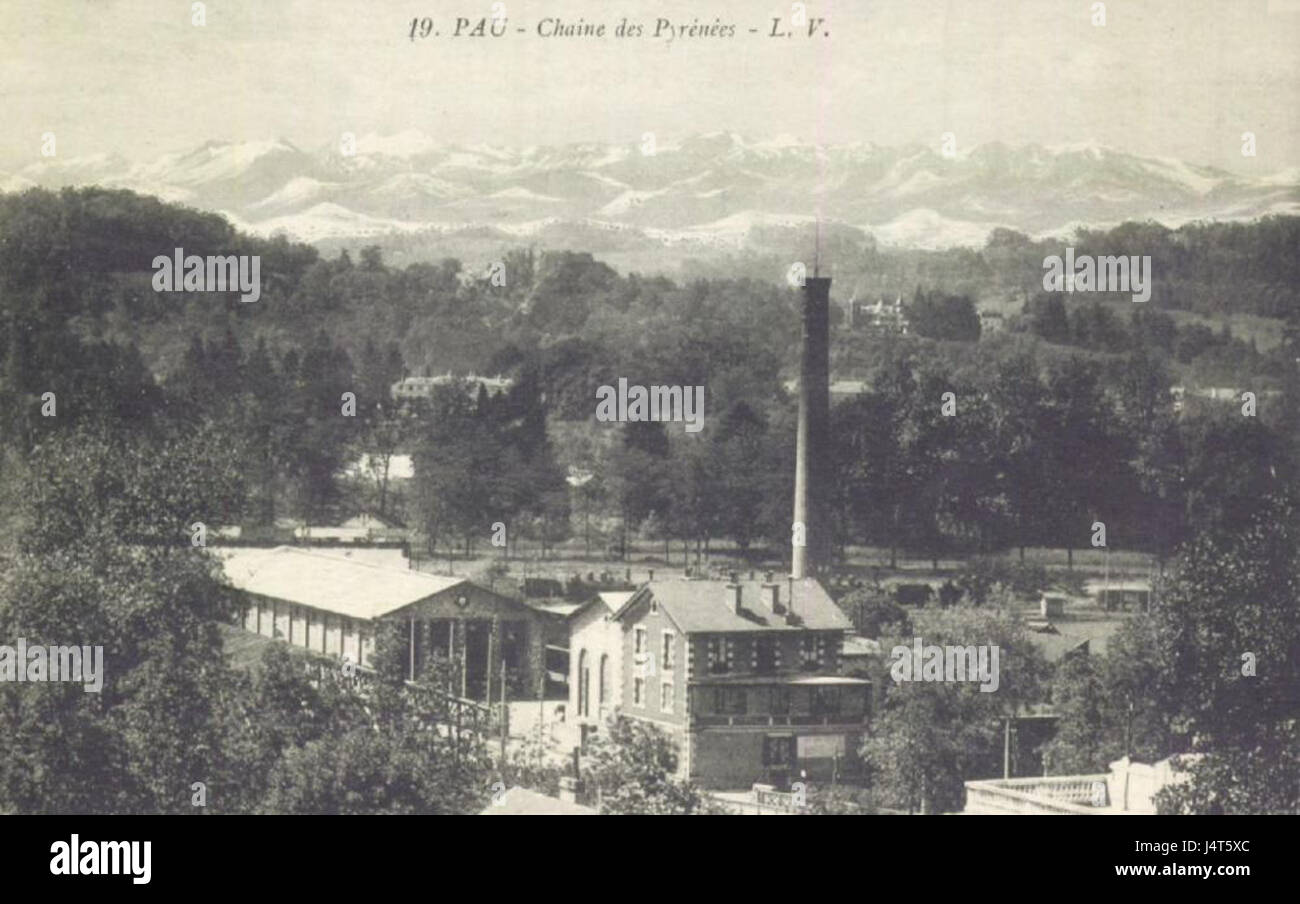 Usine des tramways de Pau NB Stock Photo - Alamy