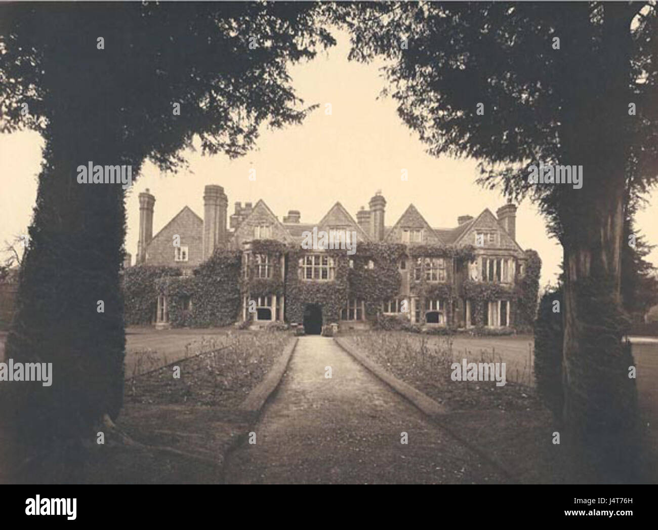 Whittington Old Hall is a historic site in England, known for its Tudor ...