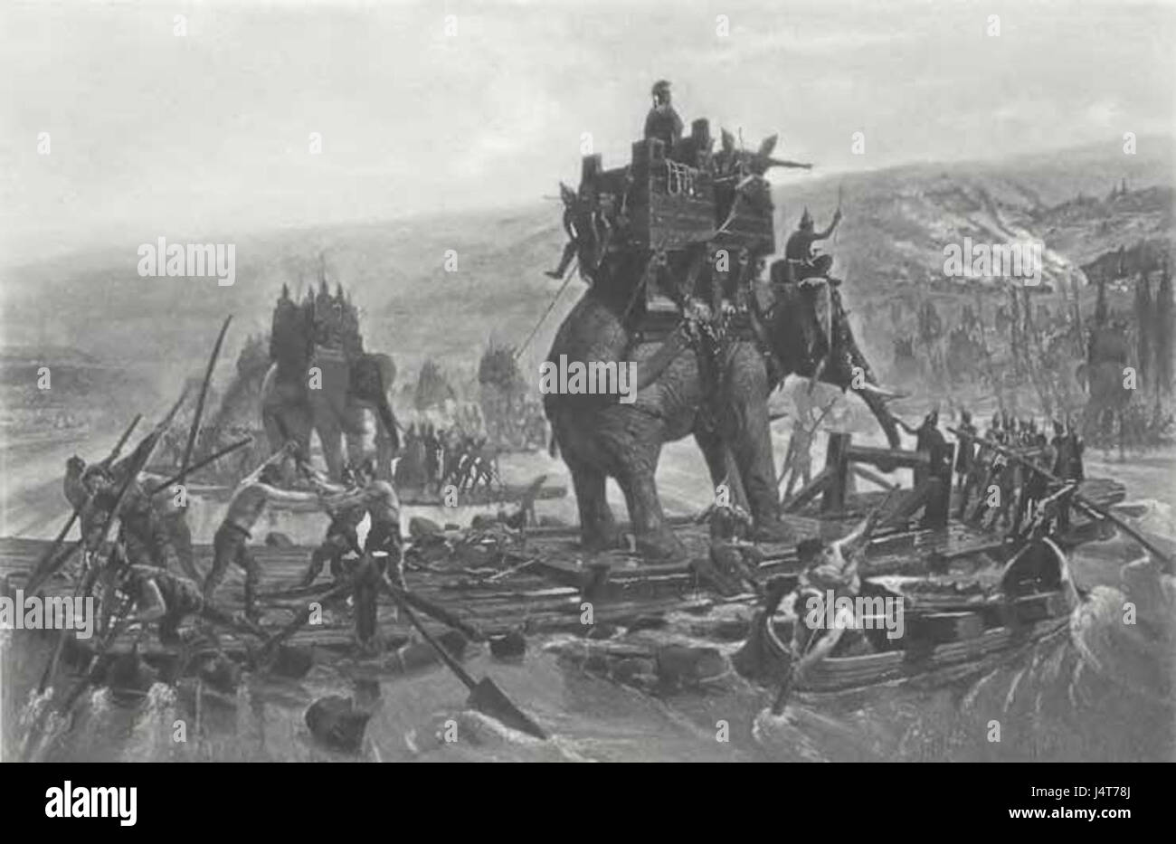 Battle elephants hi-res stock photography and images - Alamy