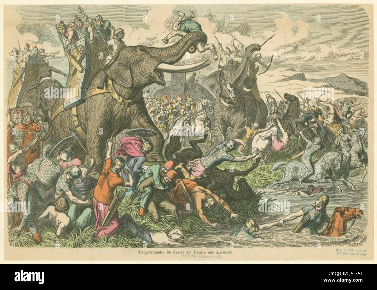 War elephants played a significant role in ancient battles, especially ...