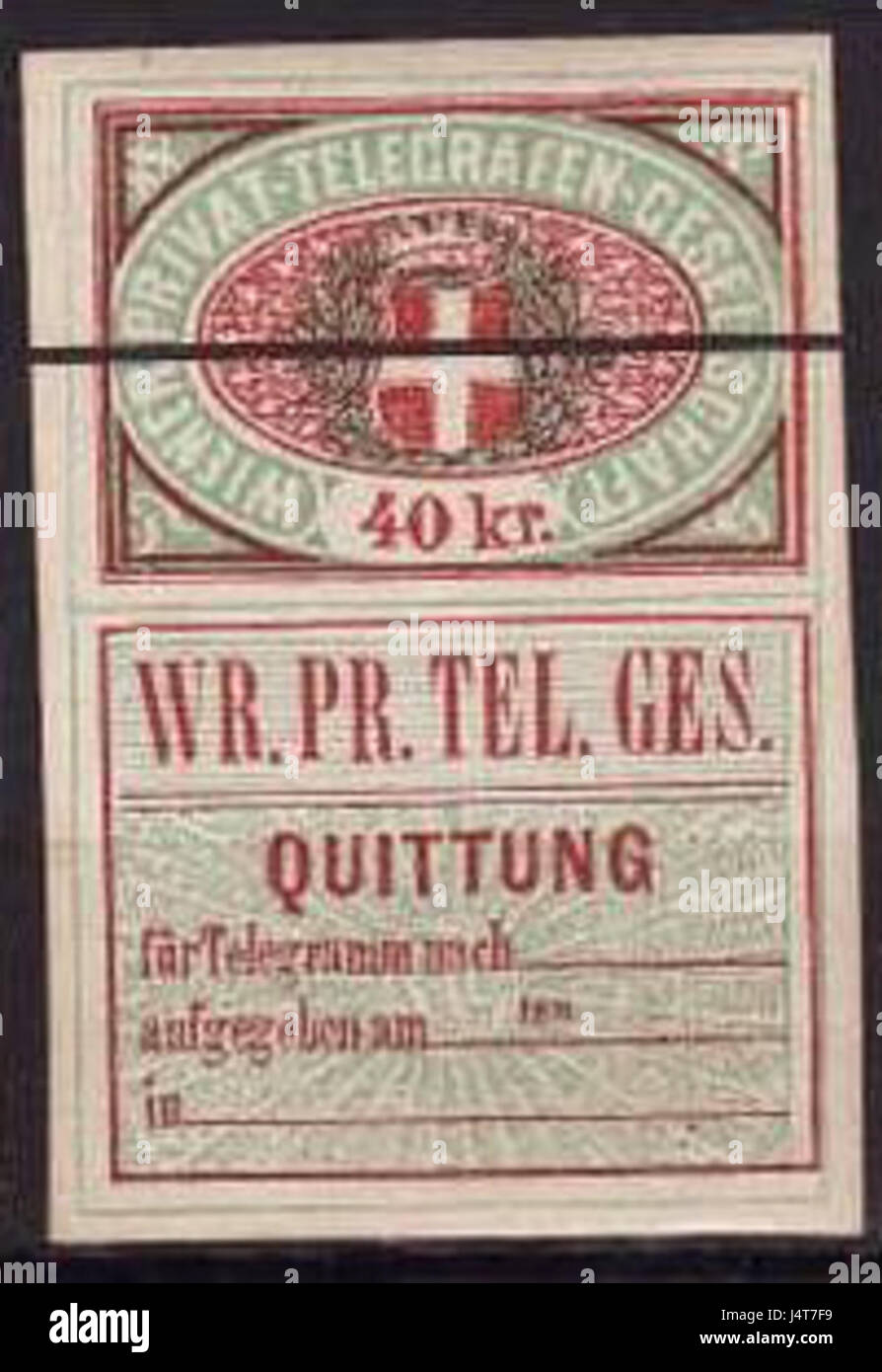 Vienna 1870 Telegraph Stock Photo - Alamy