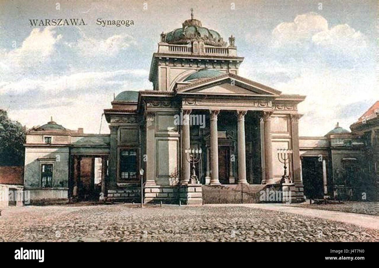 The Wielka Synagoga w Warszawie (Great Synagogue of Warsaw) was an ...