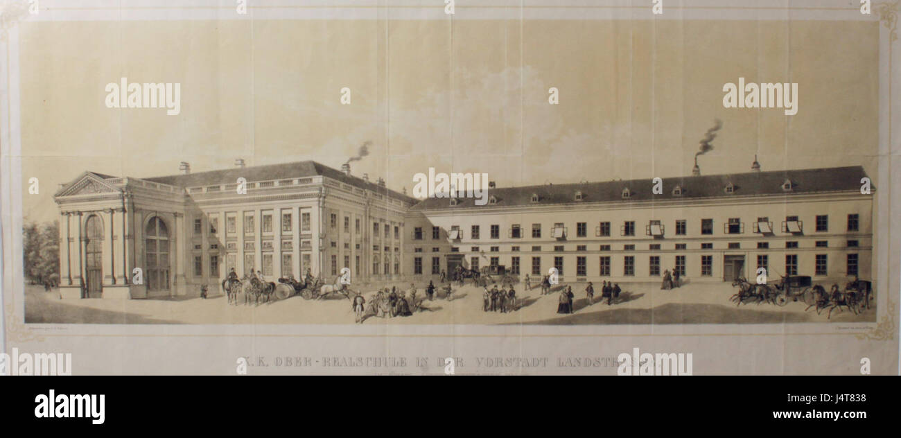 The Palais Rasumofsky in Vienna housed the Oberrealschule, a secondary ...