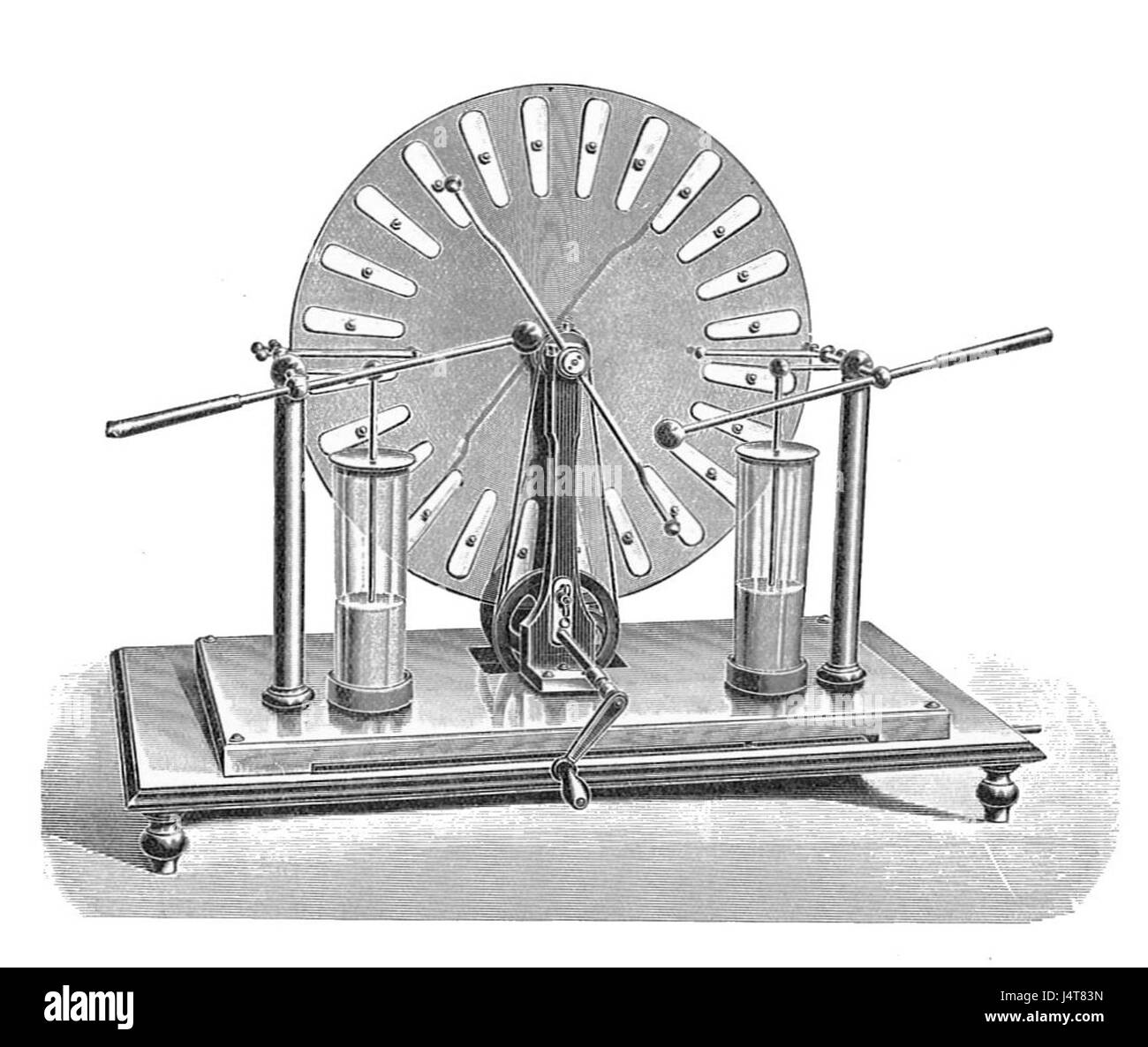 Wimshurst electrostatic machine hi-res stock photography and images - Alamy