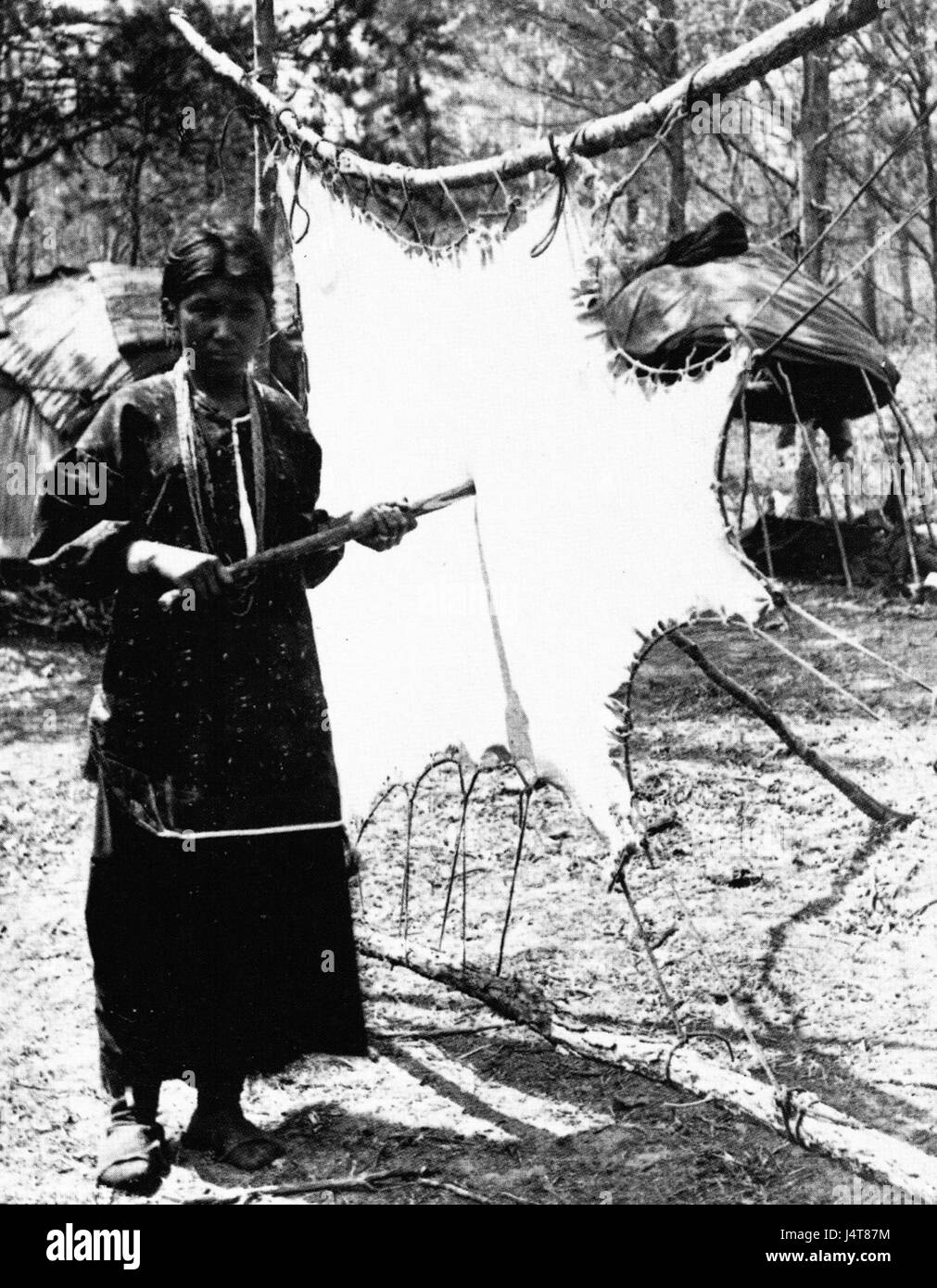 The image or description of a Winnebago woman represents a member of ...