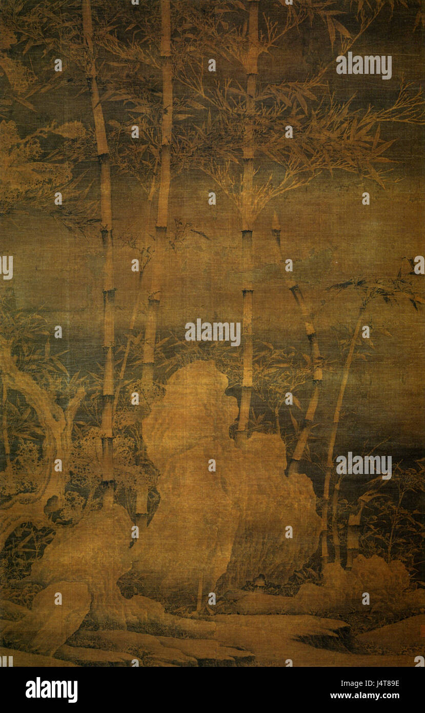 Xu Xi is a renowned Chinese artist, and 'Snowy Bamboo' is one of his ...