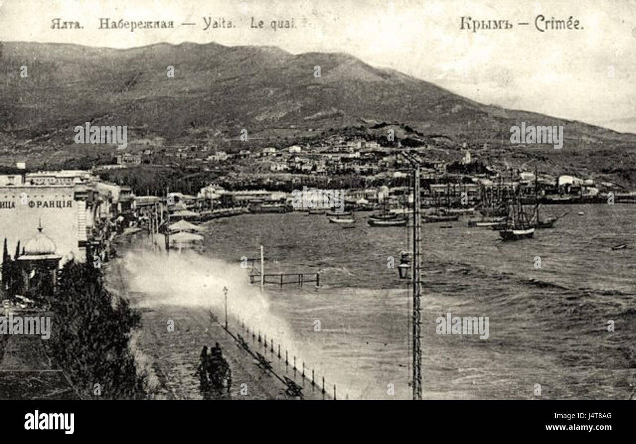 Historic yalta map hi-res stock photography and images - Alamy