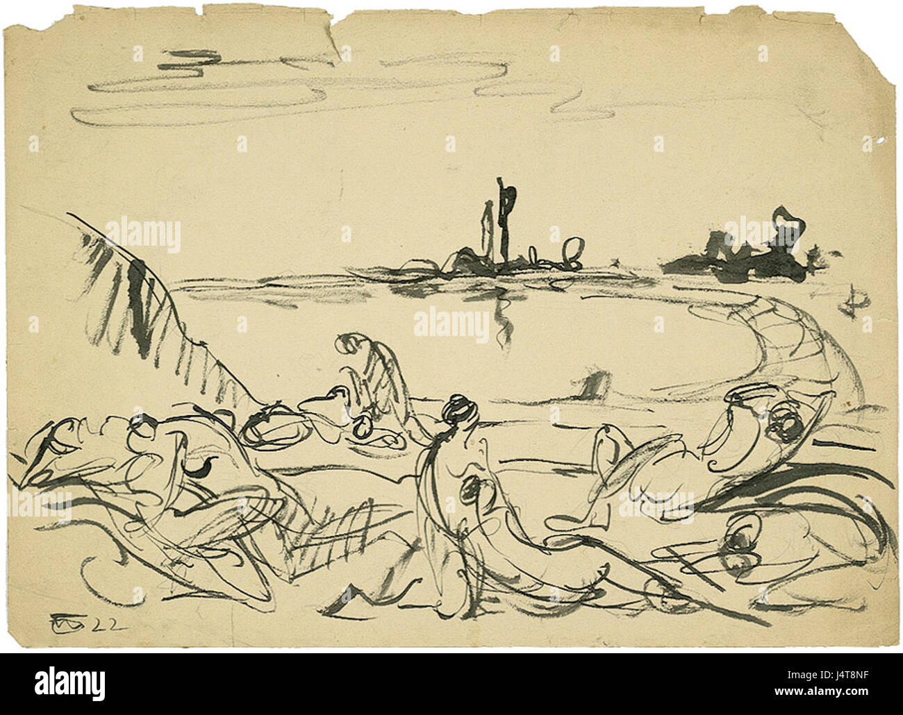 Wilhelm Oesterle Am Wasser Stock Photo - Alamy