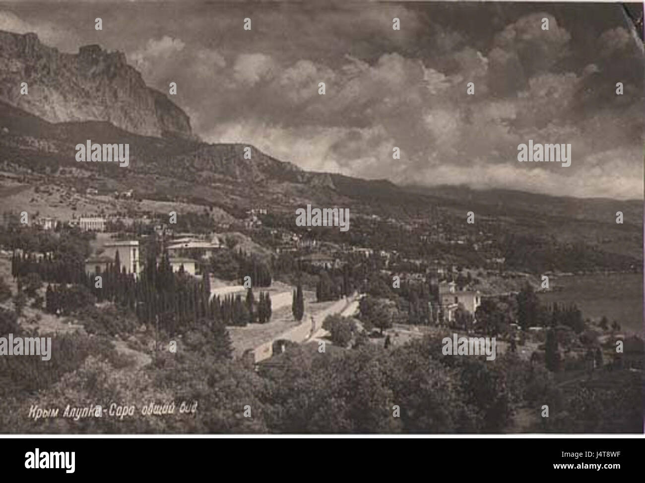 This image showcases the city of Yalta, located on the Crimean ...