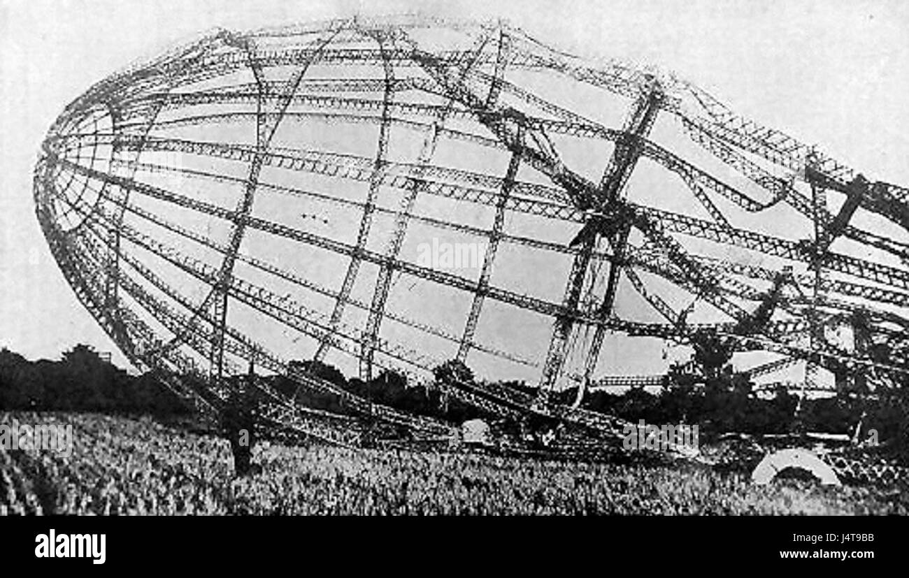 Zeppelin wreck Black and White Stock Photos & Images - Alamy