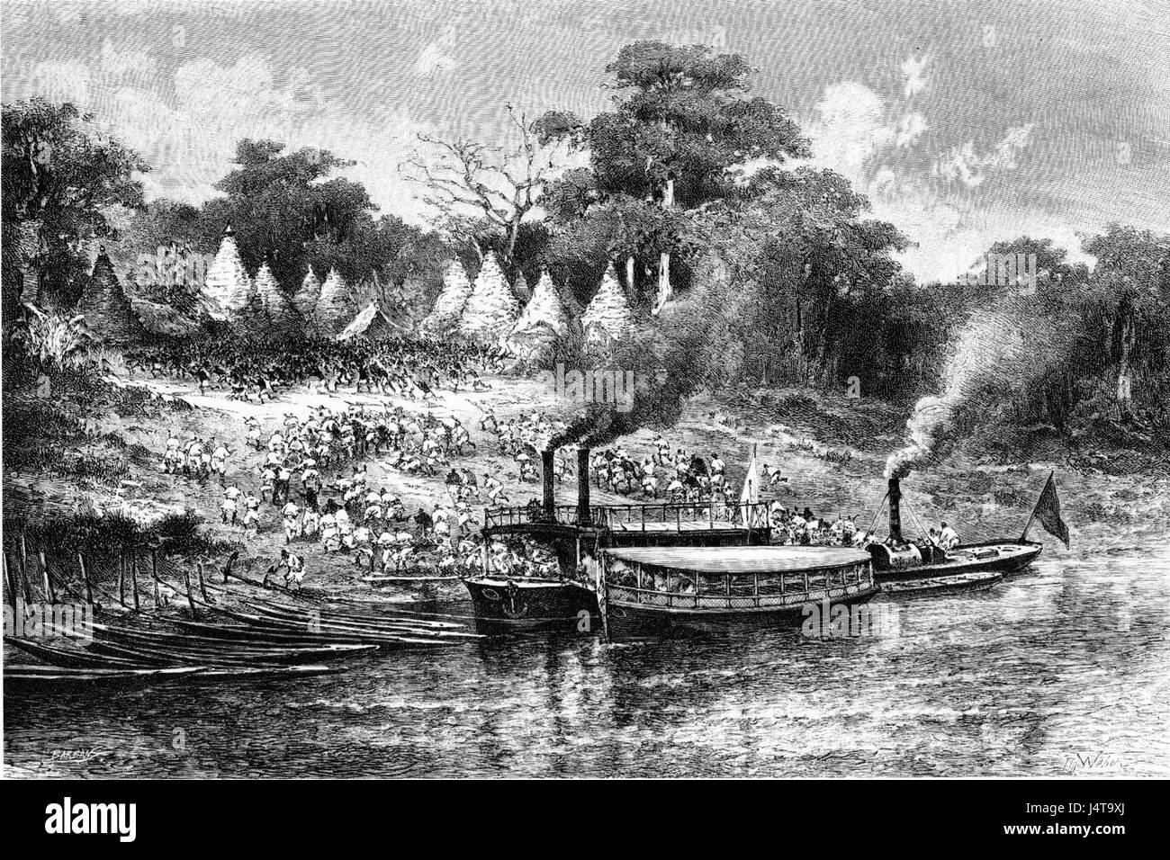 Congo map 1890 hi-res stock photography and images - Alamy