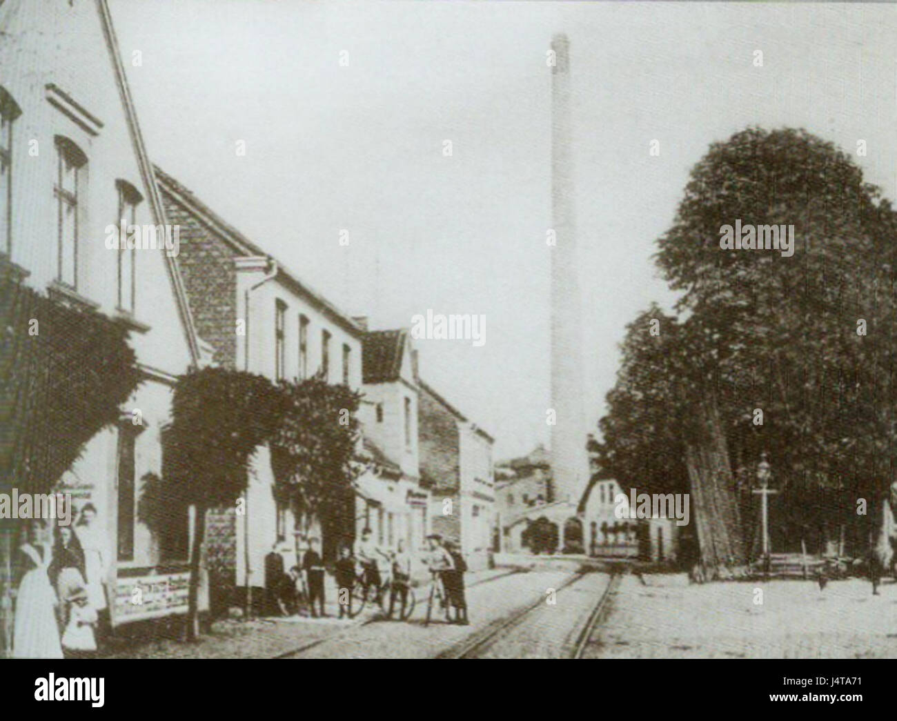 Uetersen Ost is a region in Germany, depicted in a 1907 map. This area ...