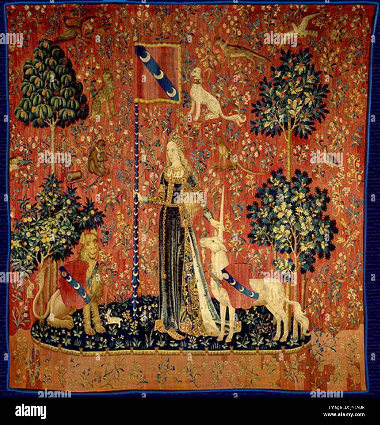 'The Lady and the Unicorn' is a famous set of medieval tapestries ...