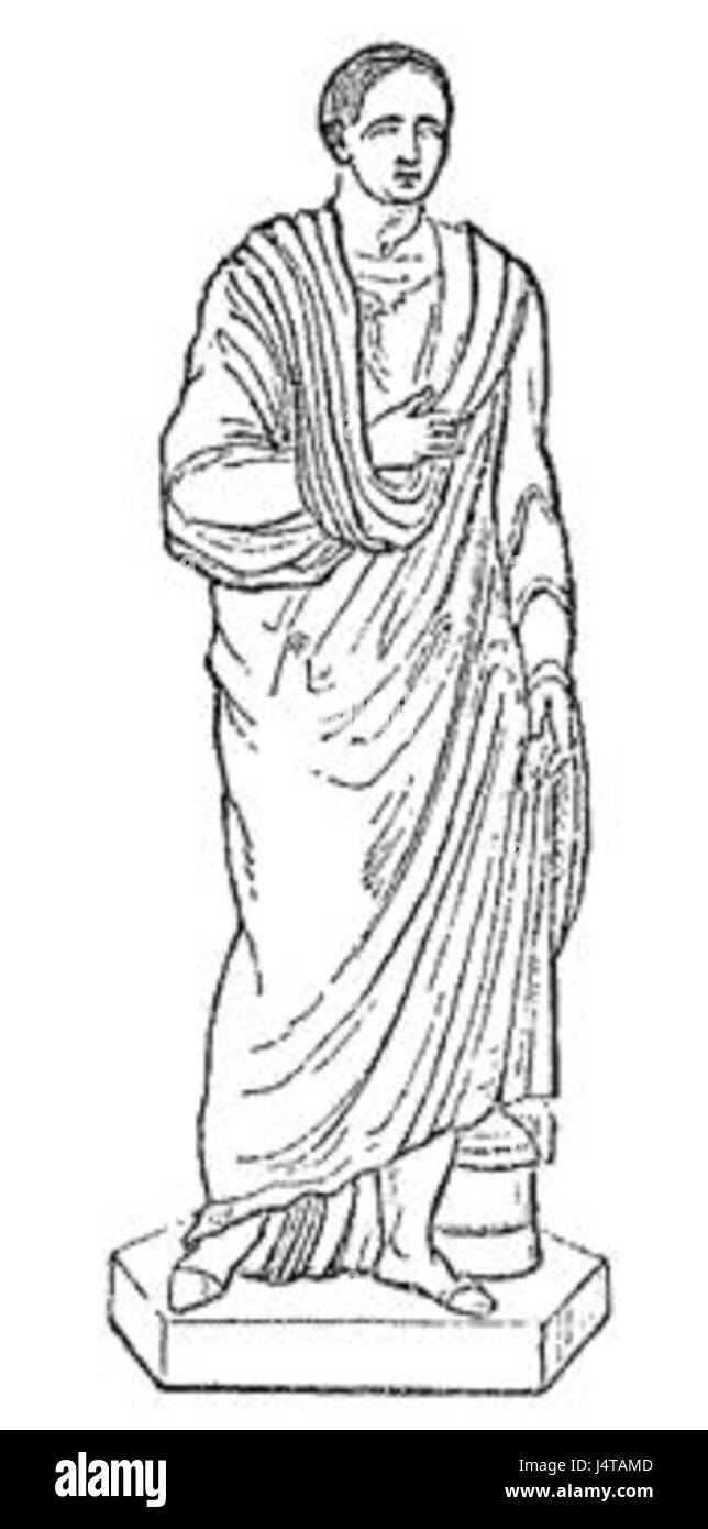 An ancient toga Black and White Stock Photos & Images - Alamy