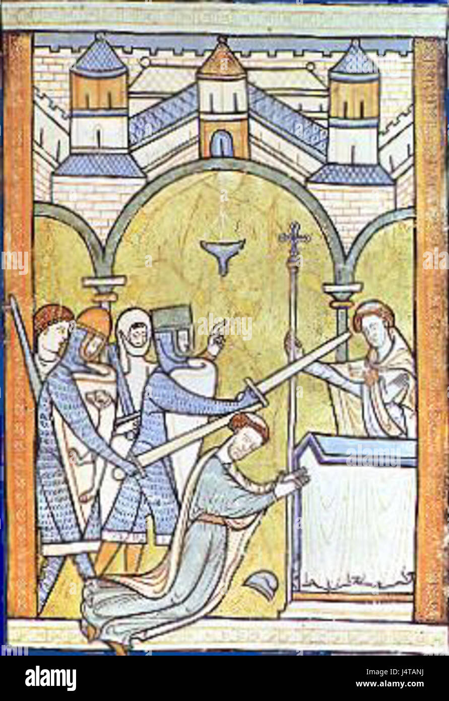 Thomas becket murder hi-res stock photography and images - Alamy