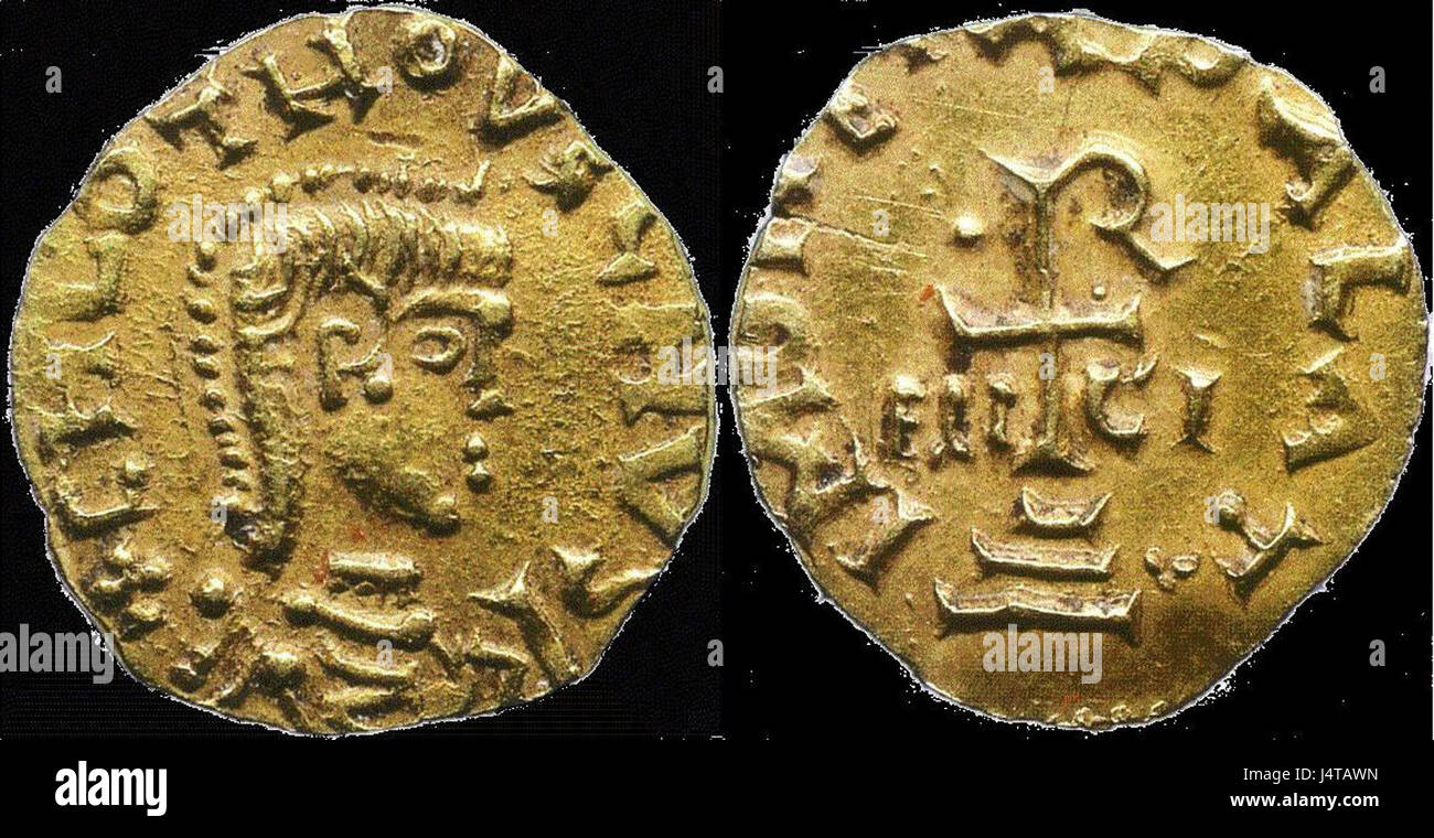 Coin currency during merovingian dynasty hi-res stock photography and ...