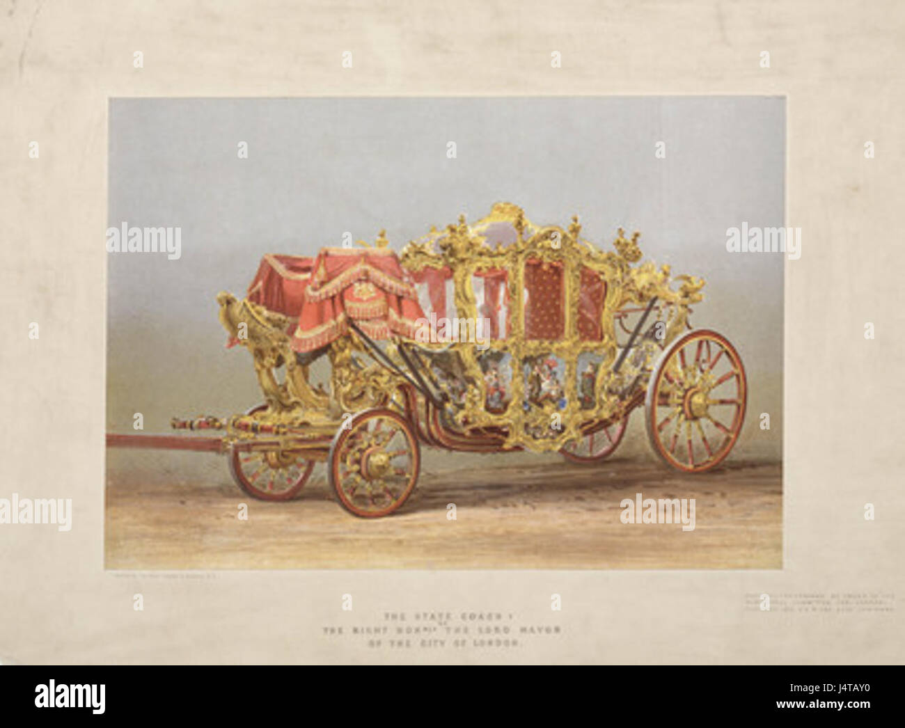 The State Coach of the Right Honorable Lord Mayor of the City of London ...