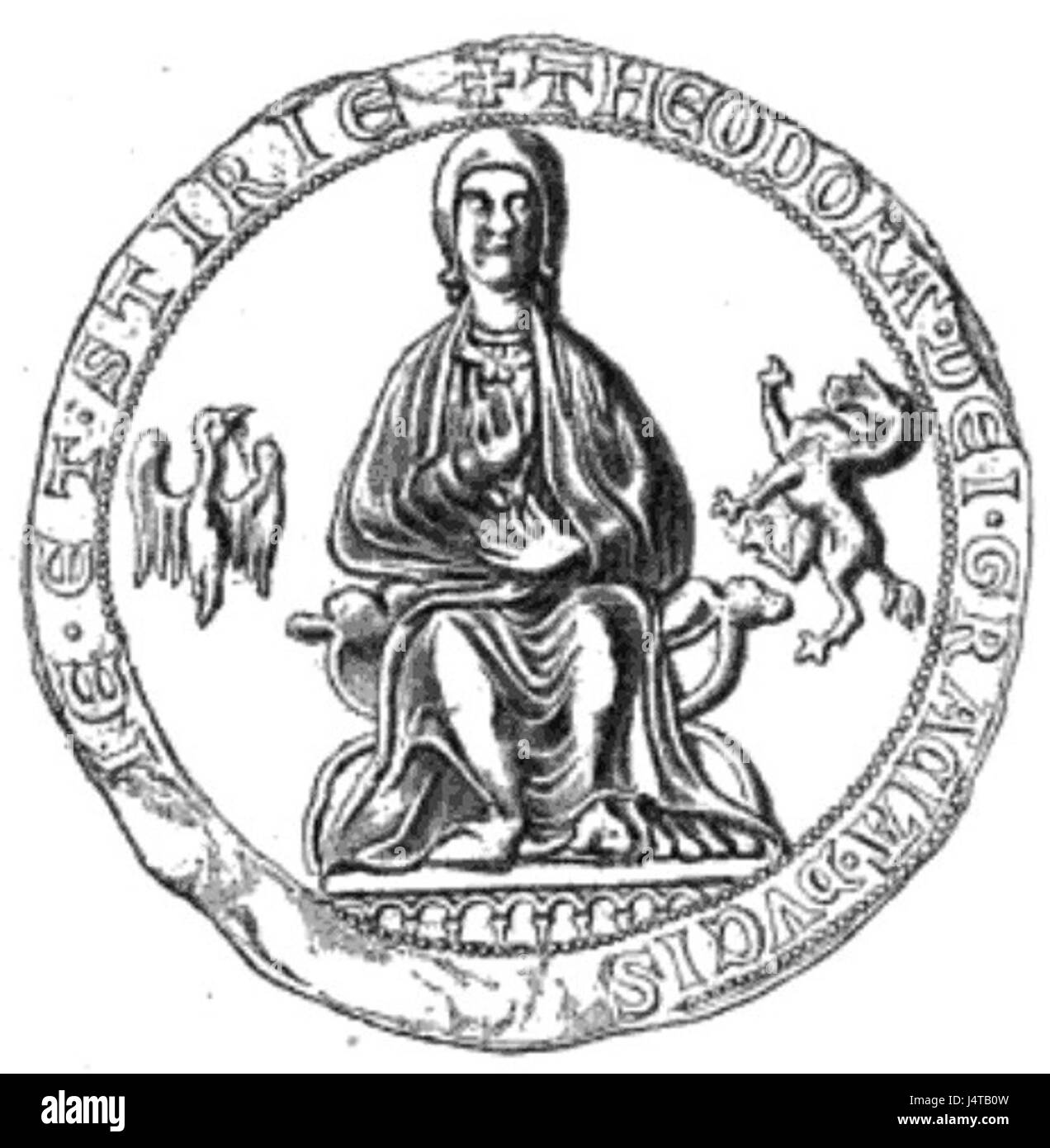 Theodora byzantine empress Black and White Stock Photos & Images - Alamy