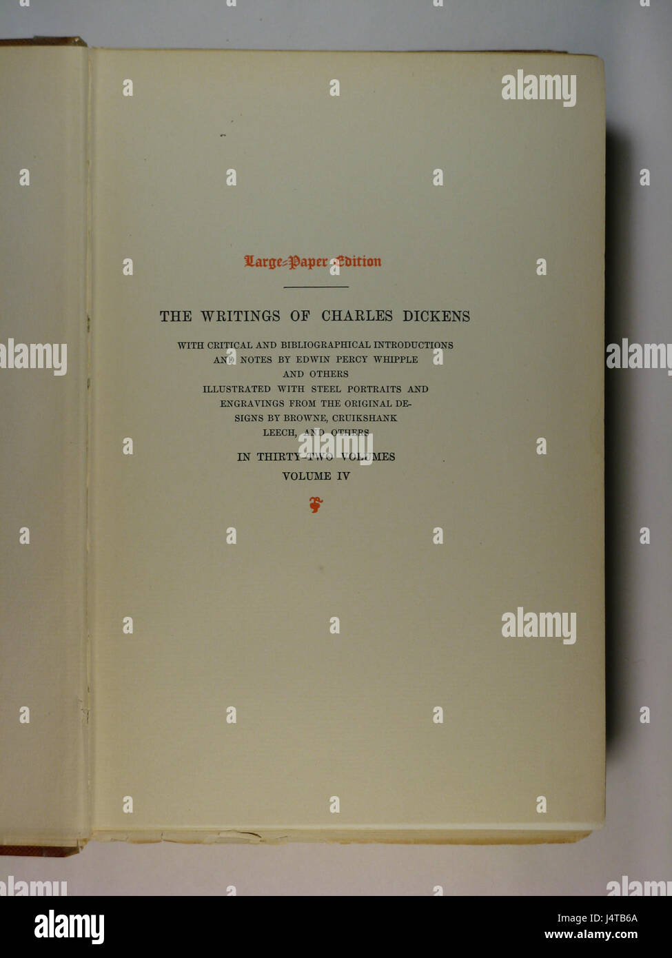 'The Writings of Charles Dickens v4' refers to volume four of the ...