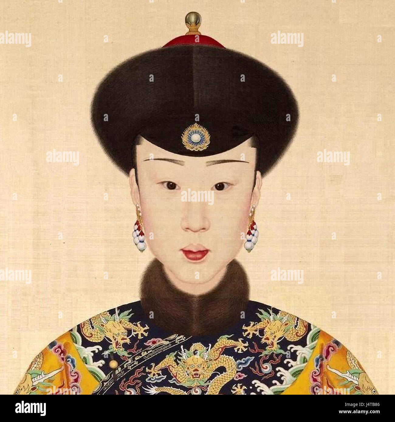The Qing Dynasty Consort QingGong Stock Photo - Alamy