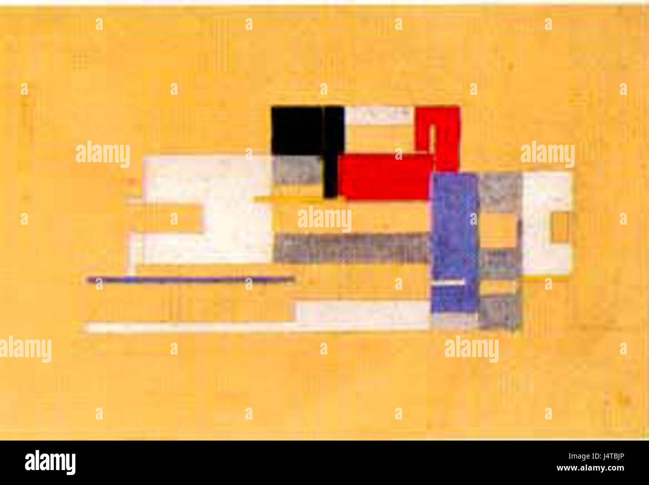 This image references a work by Theo van Doesburg, a Dutch artist and ...