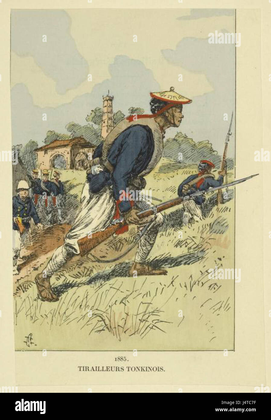 The Tonkinese Rifles (Tirailleurs Tonkinois), established in 1884, were ...