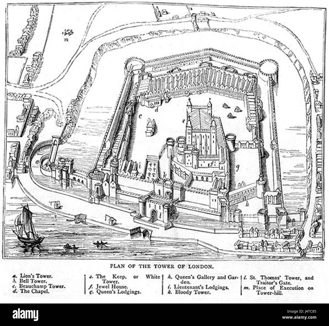 Tower map Black and White Stock Photos & Images - Alamy