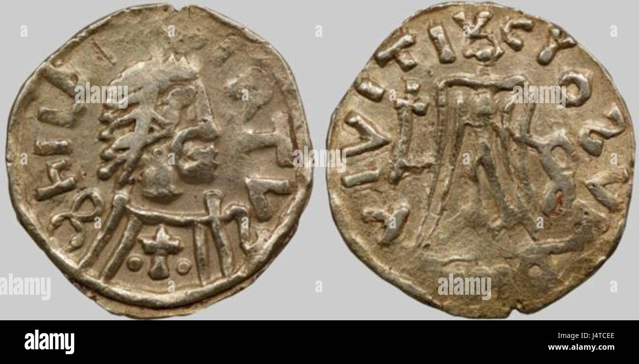 Tiers de sou de Childebert II refers to a historical coin from the ...