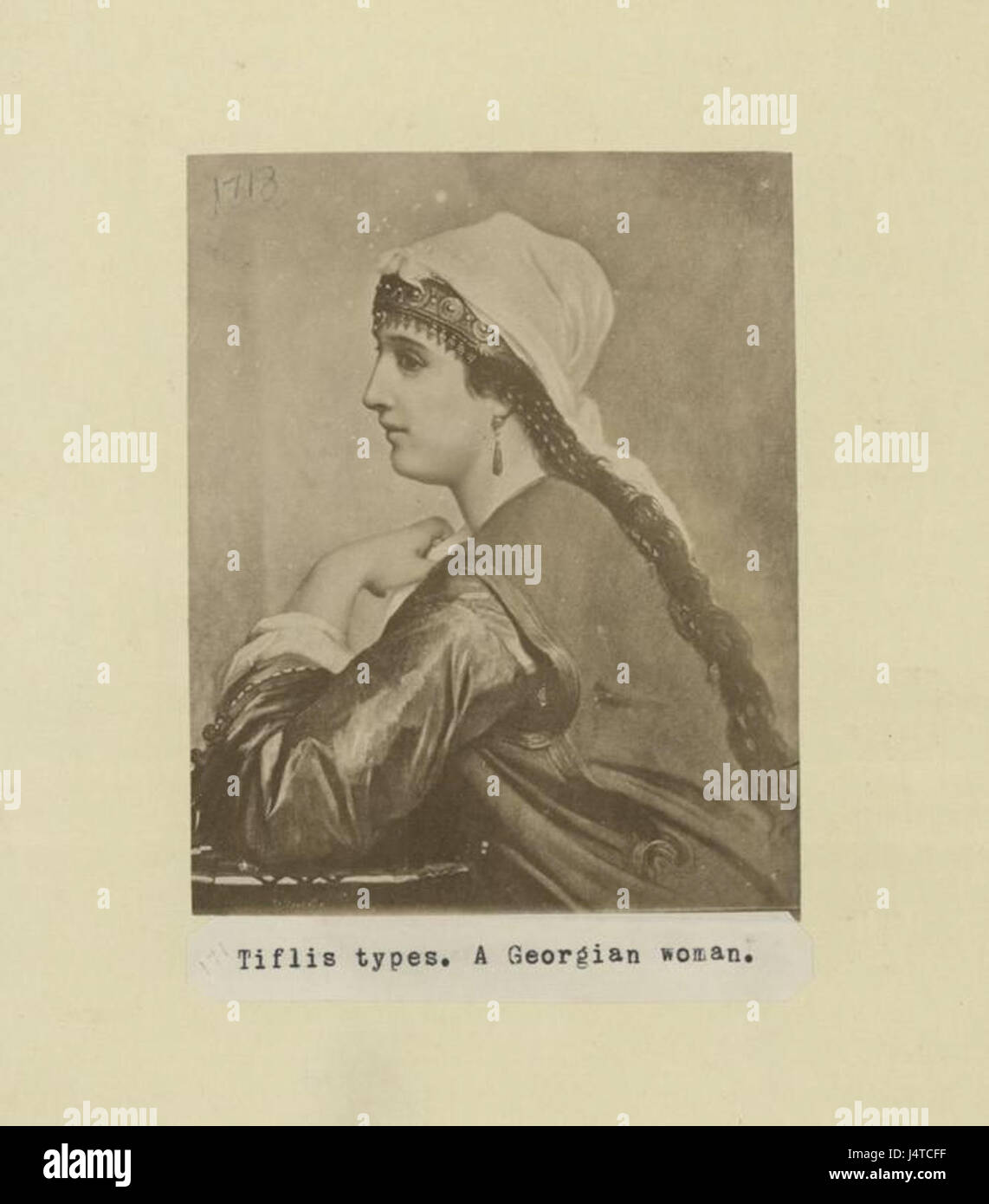 This portrait depicts a Georgian woman from Tiflis (now Tbilisi ...