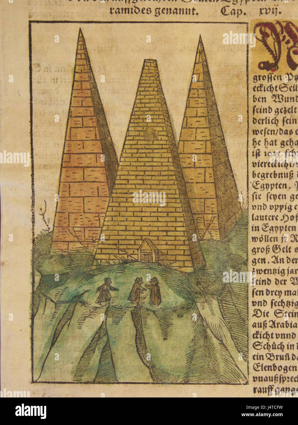 The Pyramids (1580) refers to a historical work or depiction from the ...