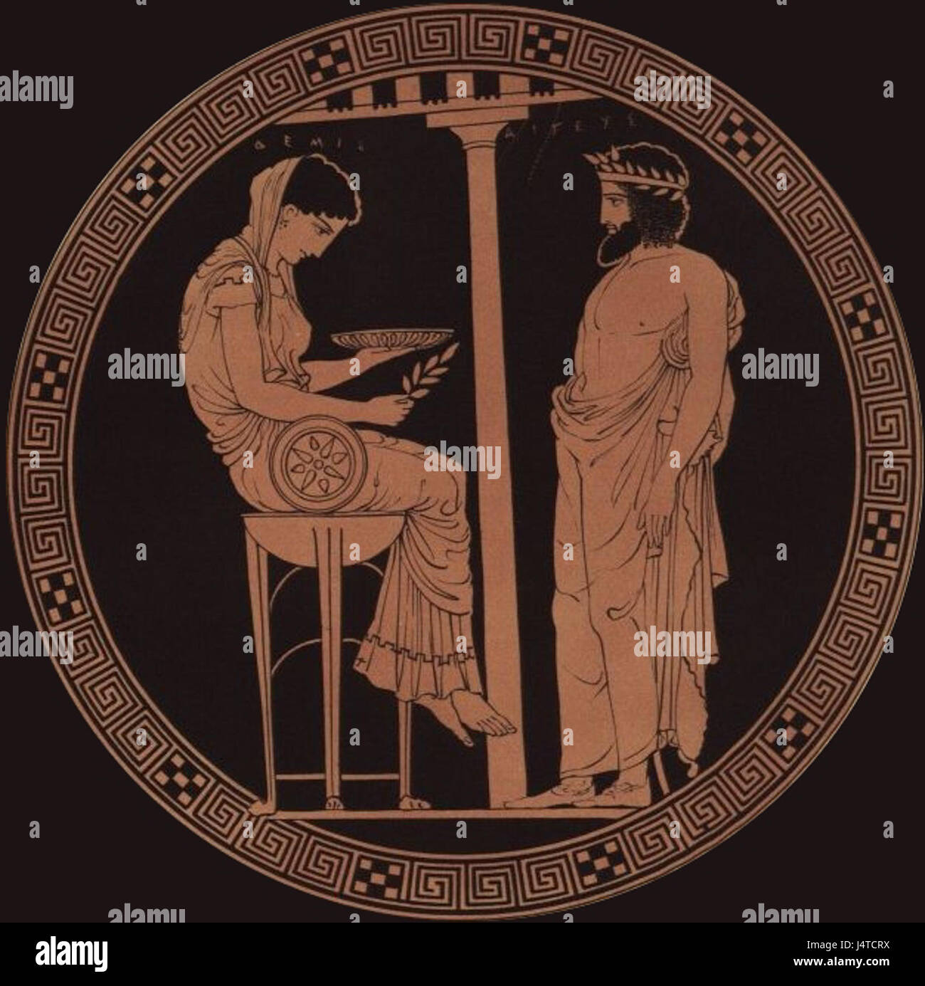 Themis Aigeus Antikensammlung Berlin F2538 Stock Photo - Alamy