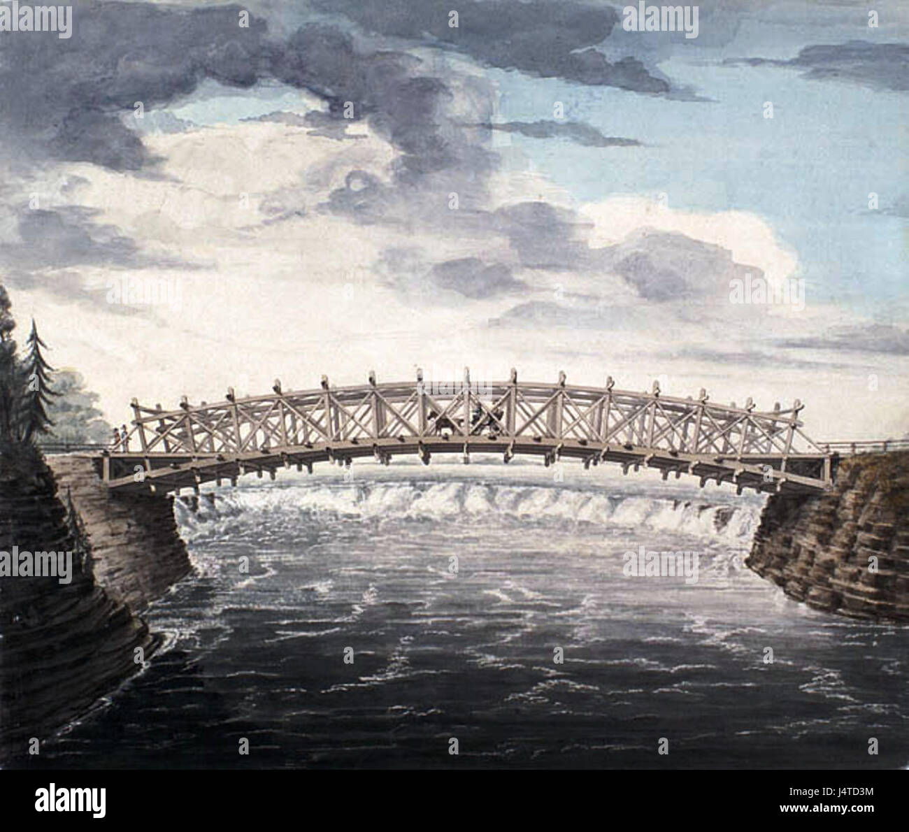 Union Bridge, built in 1827, is a historic bridge with significance in ...