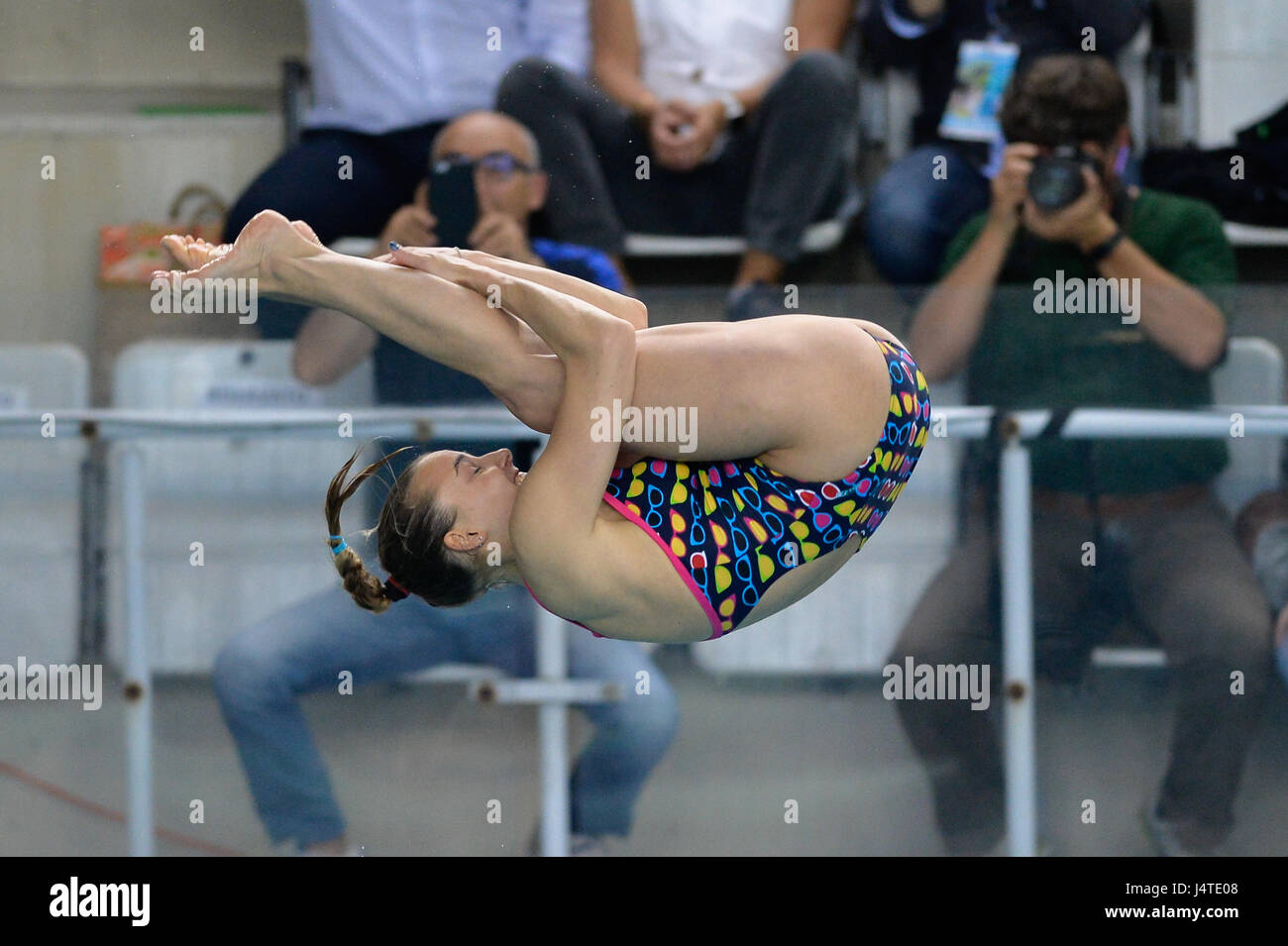 Turin, Italy. 13th May, 2017. Torino 13/05/2017 Tania Cagnotto Wins ...