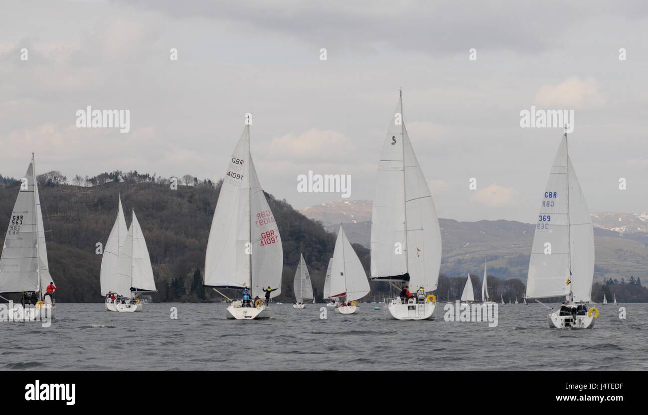 Sailing regatta lake district hi-res stock photography and images - Alamy