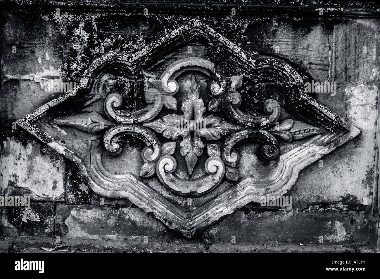 Vintage stone curving as background Stock Photo - Alamy