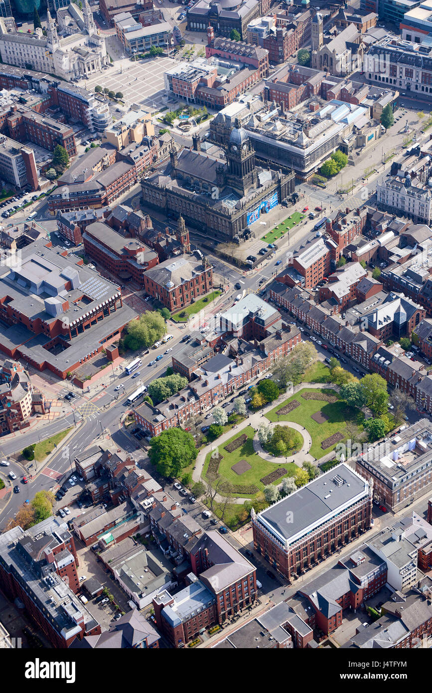 Leeds city centre park square hi-res stock photography and images - Alamy