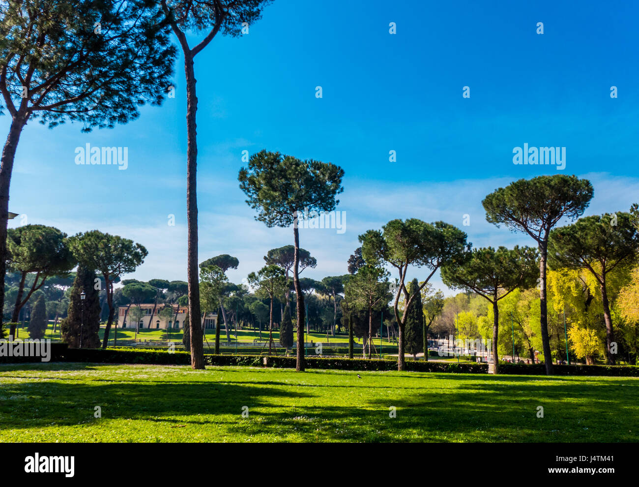 Borghese park in Rome, Italy Stock Photo - Alamy