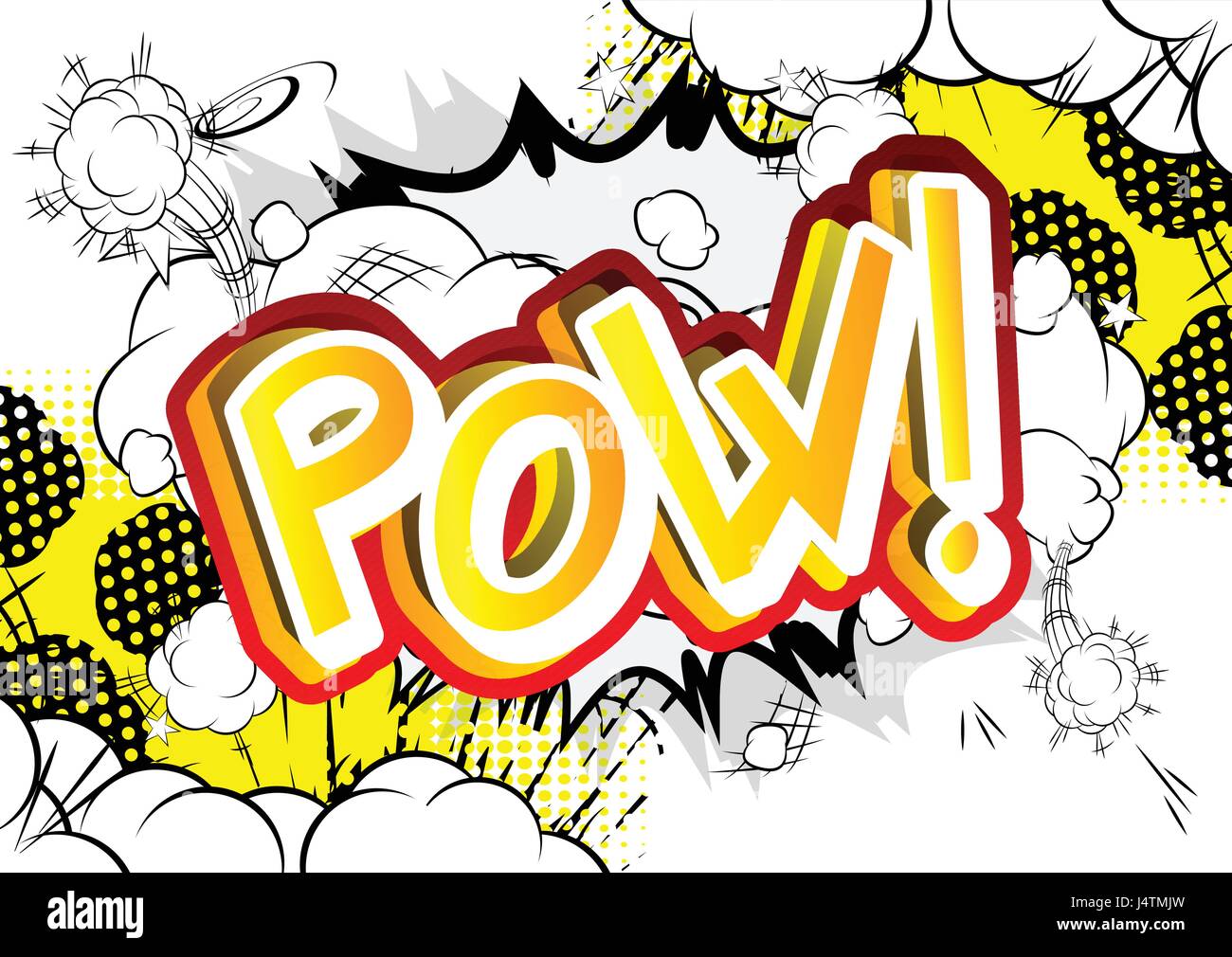 Pow Vector Vectors High Resolution Stock Photography and Images - Alamy