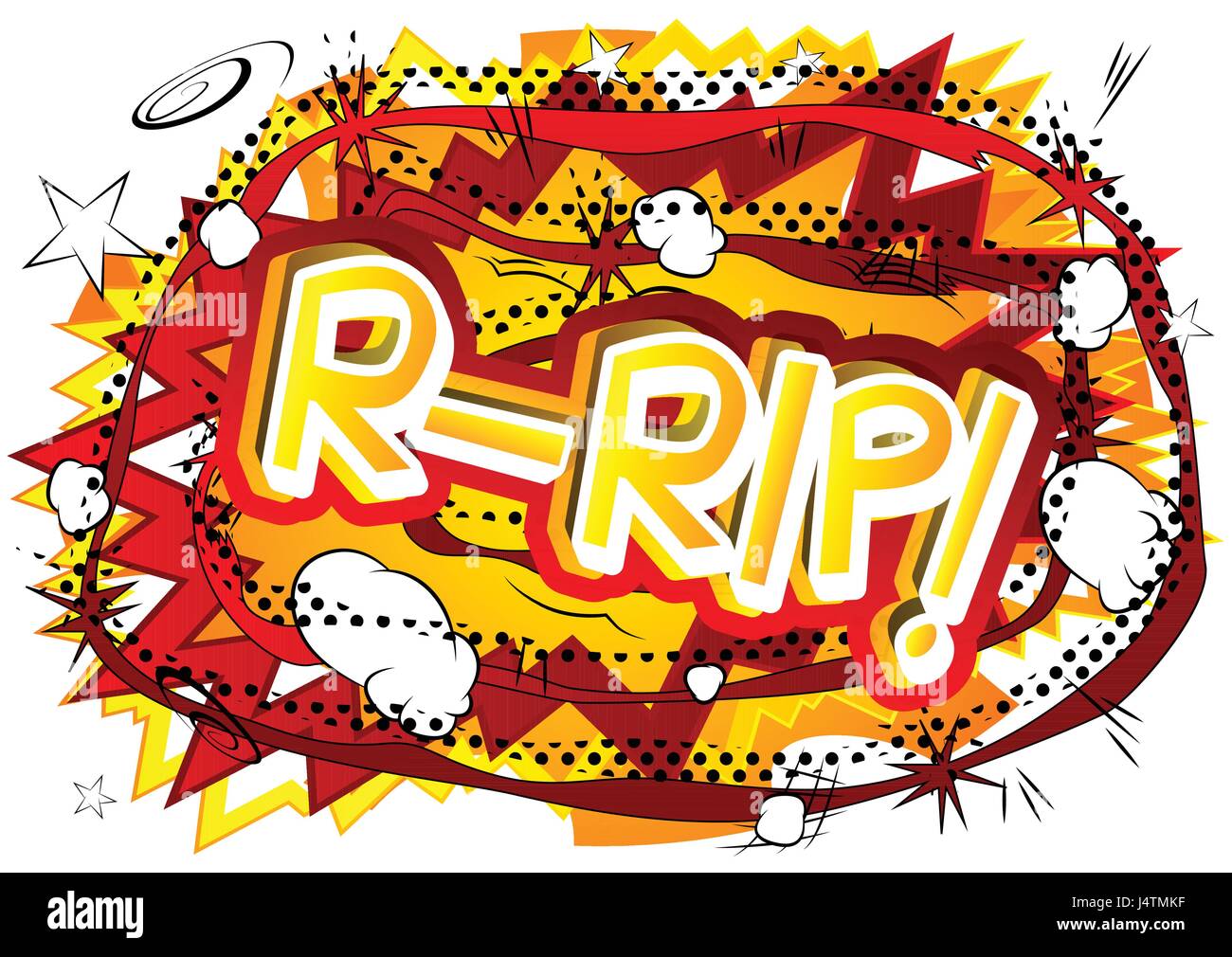 R-Rip! - Vector illustrated comic book style expression Stock Vector ...