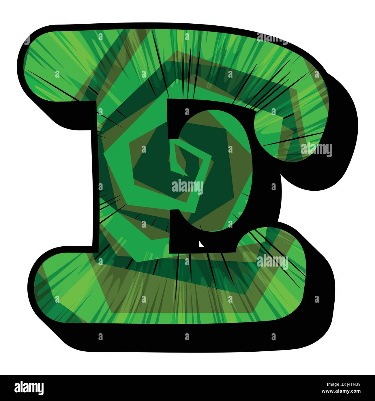 Letter E filled with comic book explosion, background Stock Vector ...