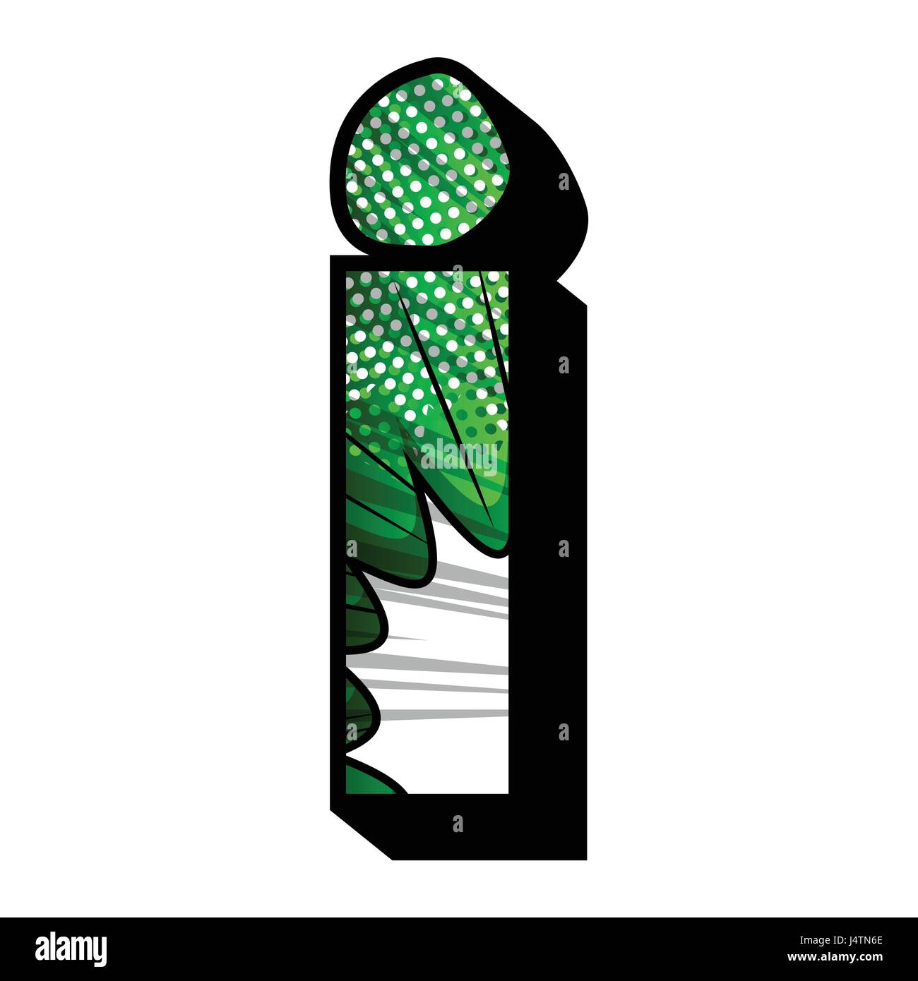 Letter I filled with comic book explosion, background Stock Vector ...