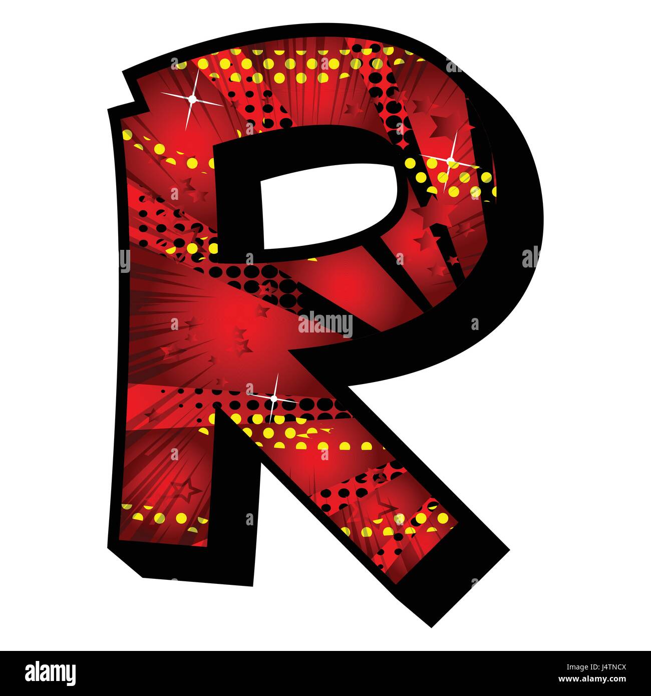 Cartoon Letter R Cut Out Stock Images & Pictures - Alamy